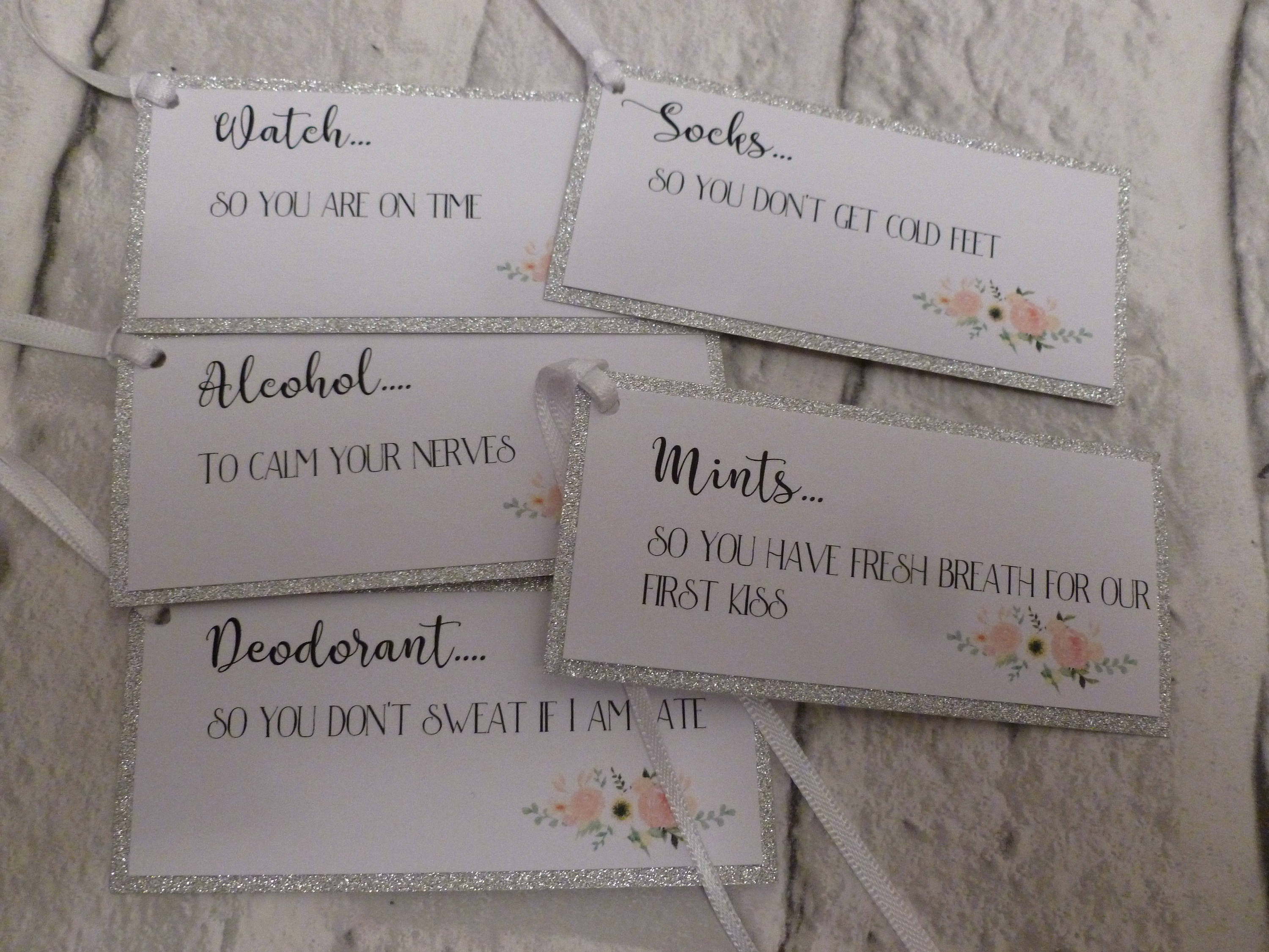 Groom Tags Gift Tags for Wedding Day Gifts for the Groom - Etsy UK