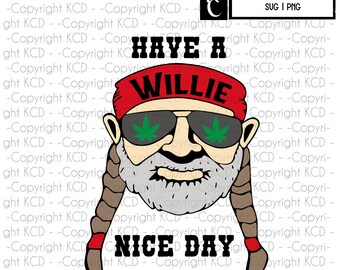 Willie nelson svg | Etsy