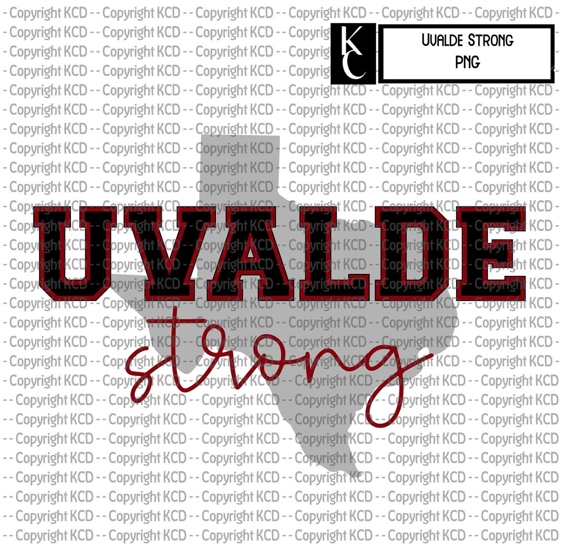 Uvalde Strong PNG Shirt Design TWO DESIGNS - Etsy