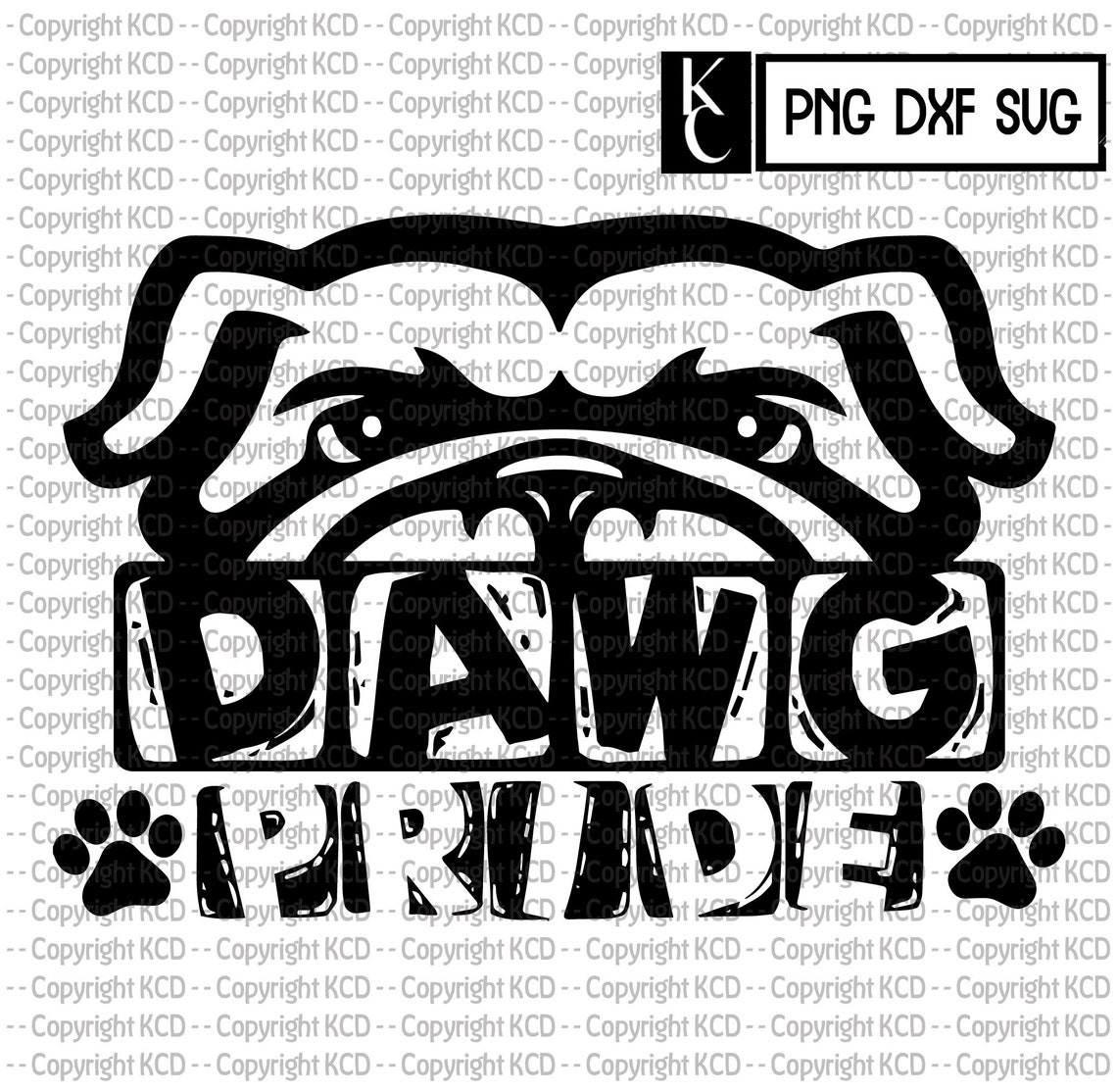 Dawg Pride SVG DXDF PNG Digital File - Etsy