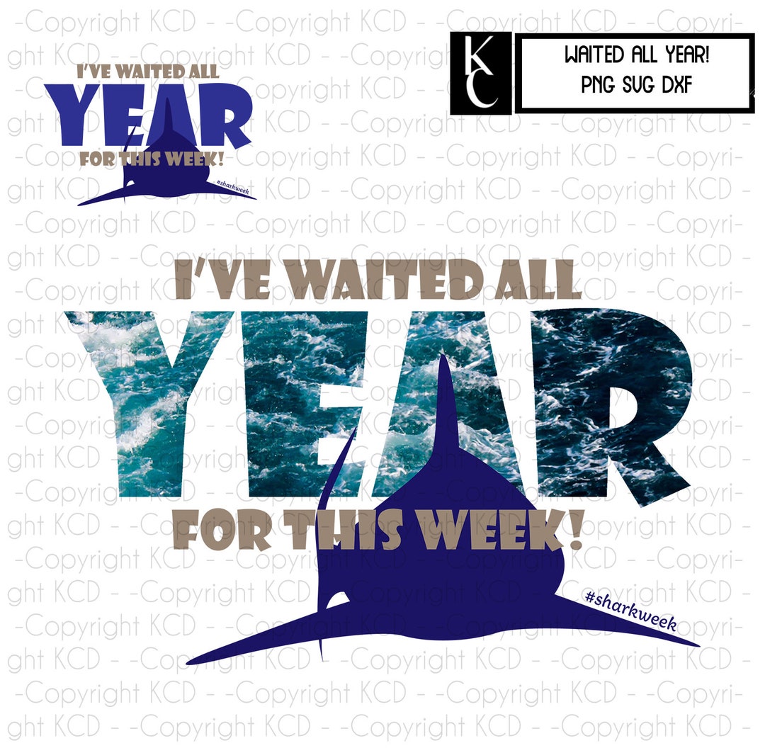 SHARK WEEK Sublimation SVG Dxf Shirt Graphic - Etsy