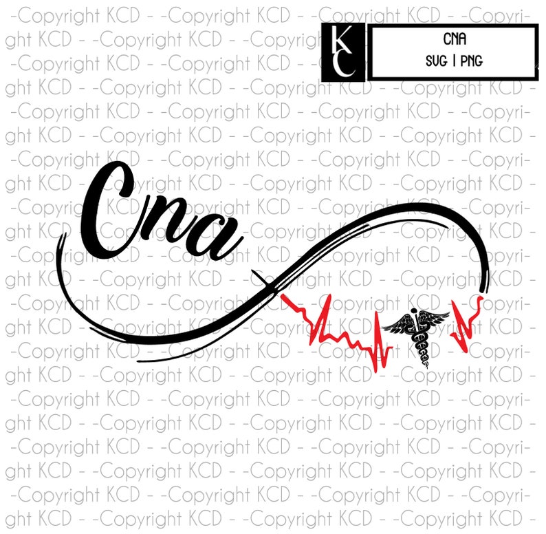 CNA Infinity SVG DXF Decal or Shirt Graphic for Cricut and | Etsy