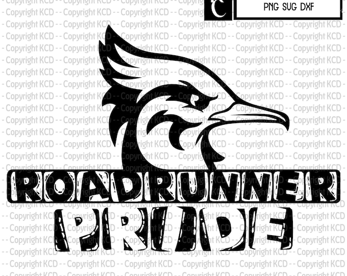 Road Runner Pride SVG DXF PNG Mascot Tee Design - Etsy