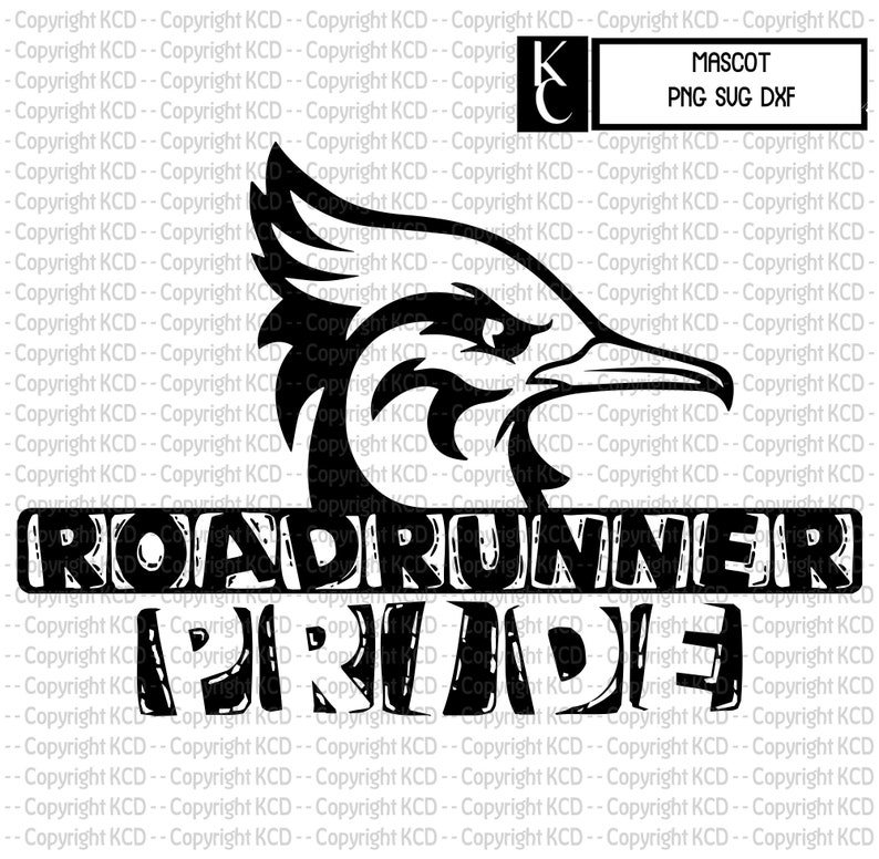 Road Runner Pride SVG DXF PNG Mascot Tee Design - Etsy