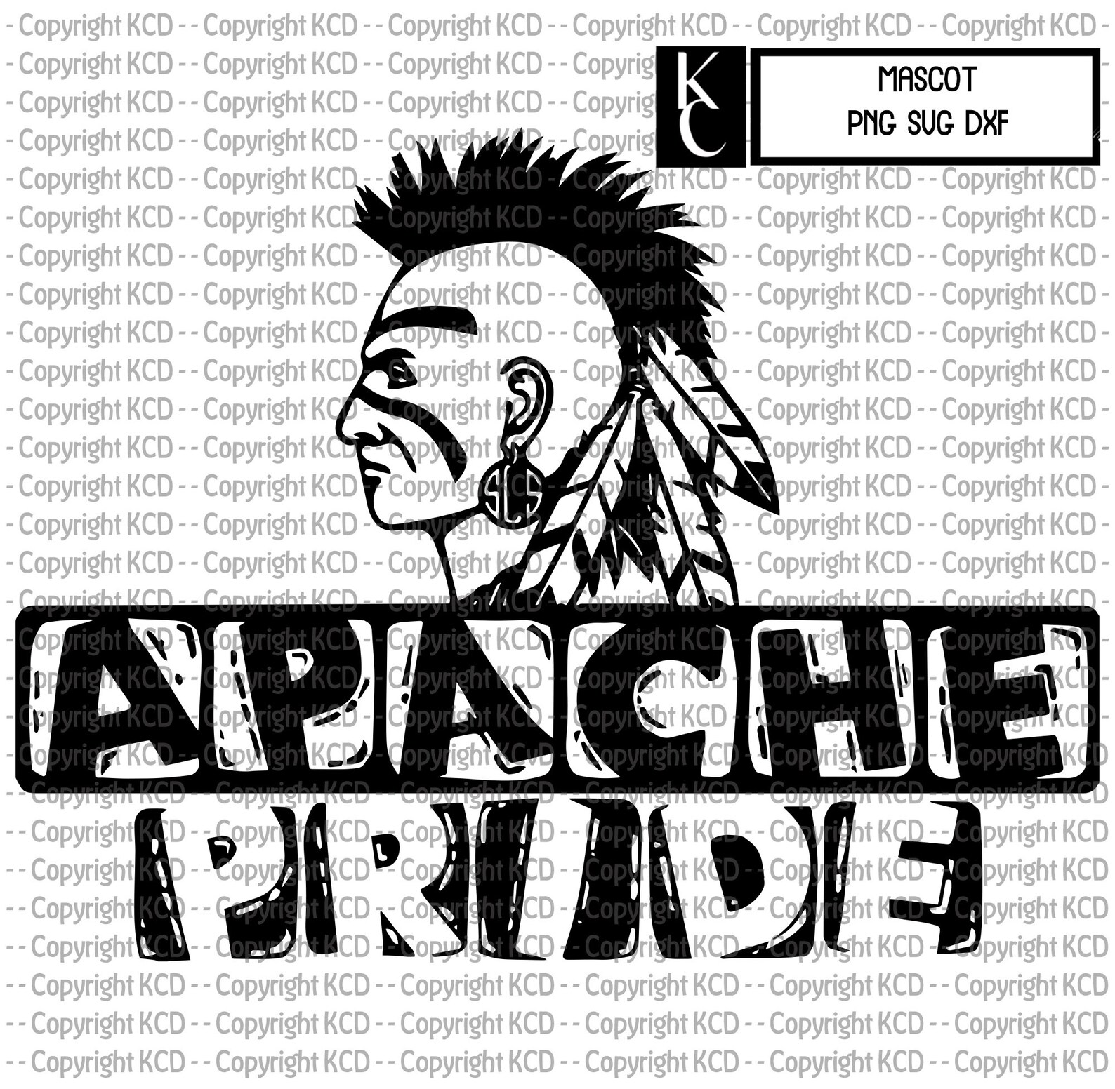 Apache Pride SVG DXF PNG - Etsy