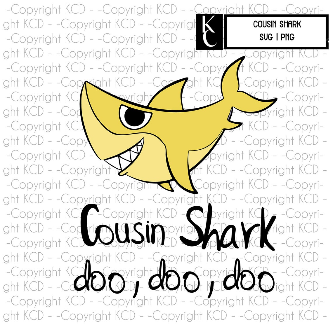 Sharks Doo Doo Doo Svg Png UPDATED WITH DXF - Etsy