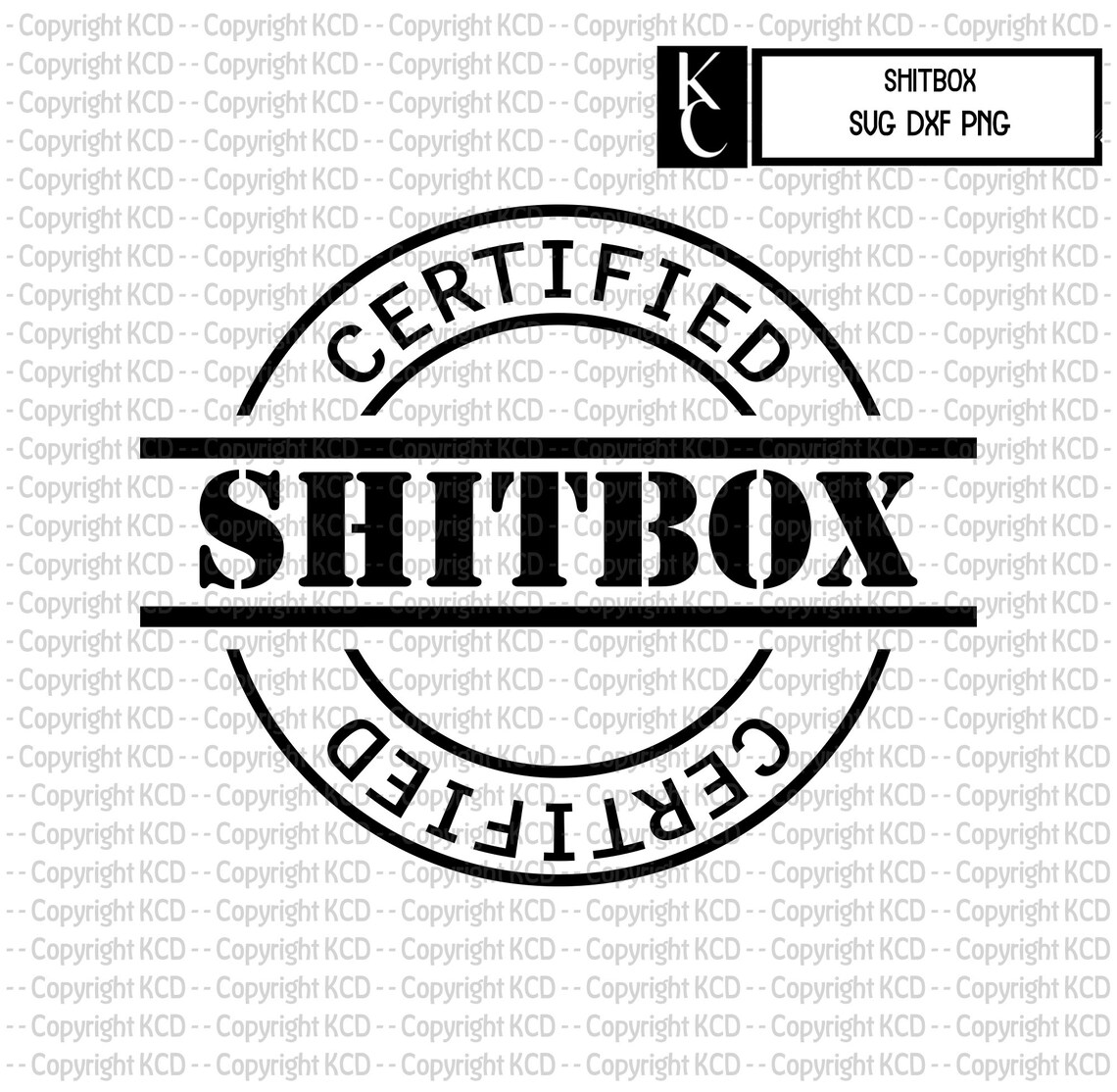 Shitbox - SVG DXF PNG - for Decals and Crafting Etc - Etsy