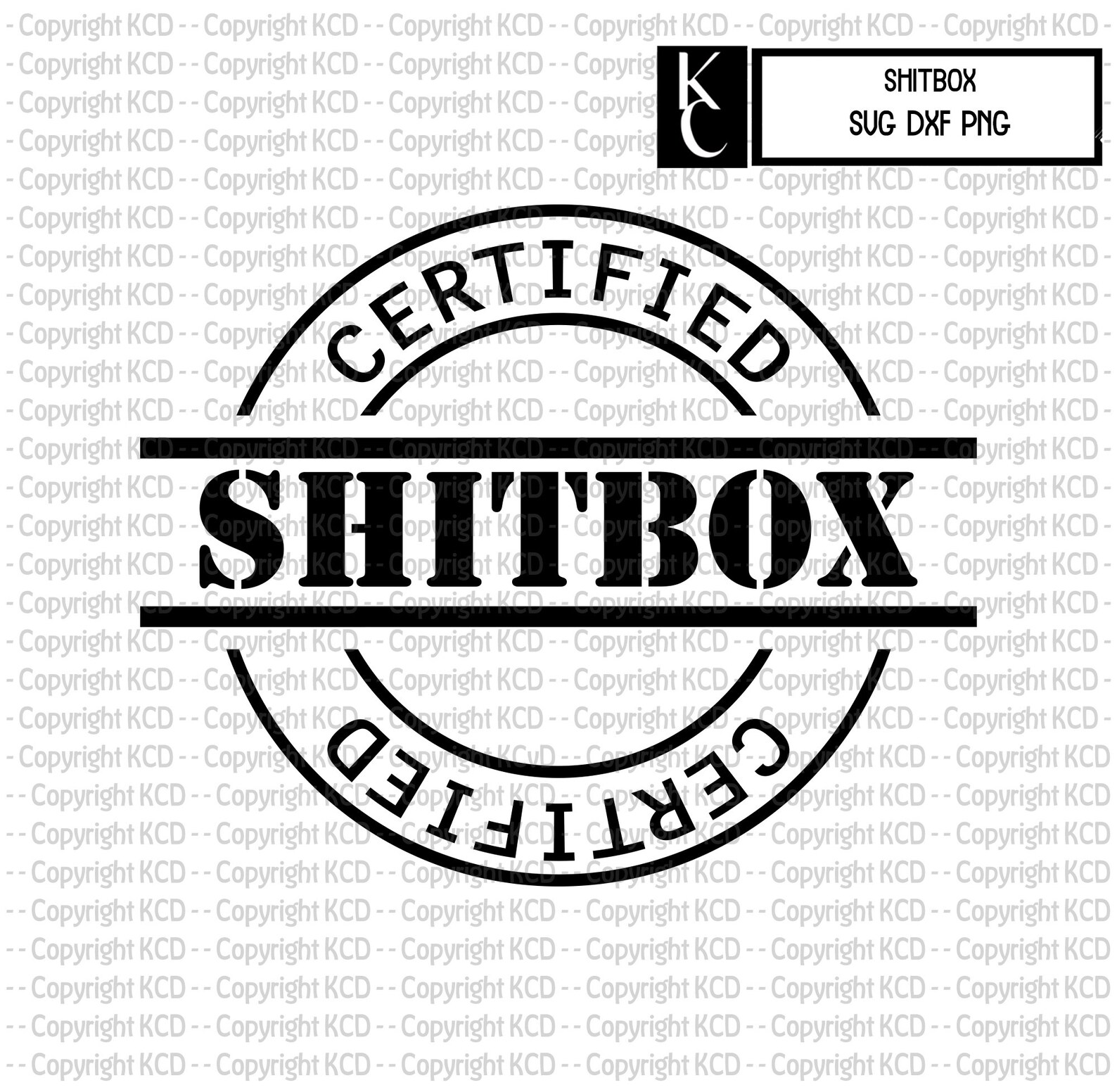 Shitbox SVG DXF PNG for Decals and Crafting Etc - Etsy
