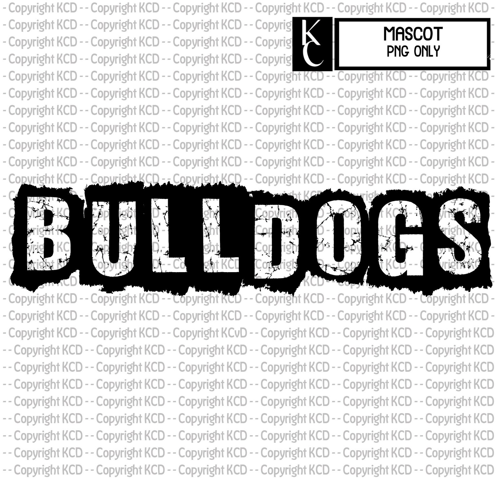 Bulldogs PNG letters Are Transparent - Etsy