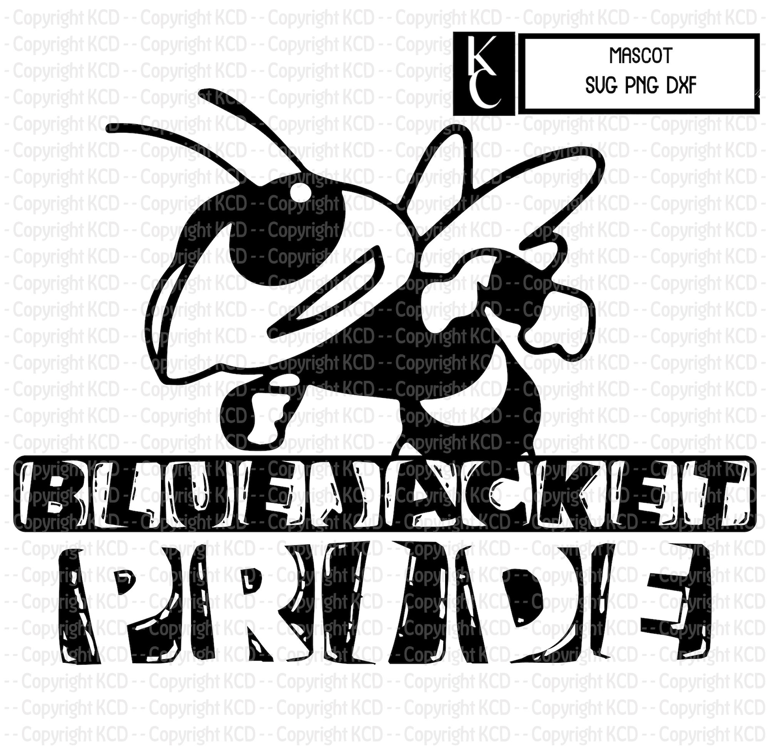 Blue Jacket Pride - SVG PNG DXF - Mascot Shirt Design - Etsy