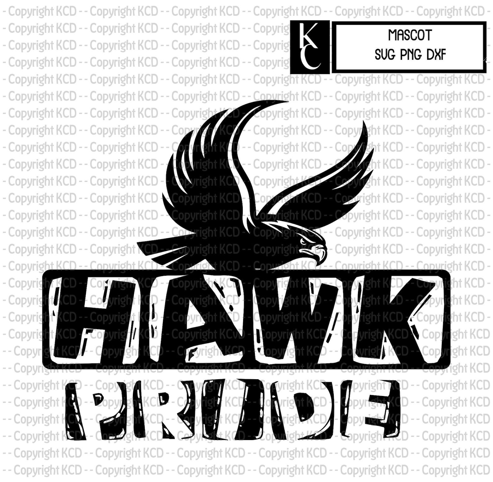 Hawk Pride SVG PNG DXF Mascot Pride Design | Etsy