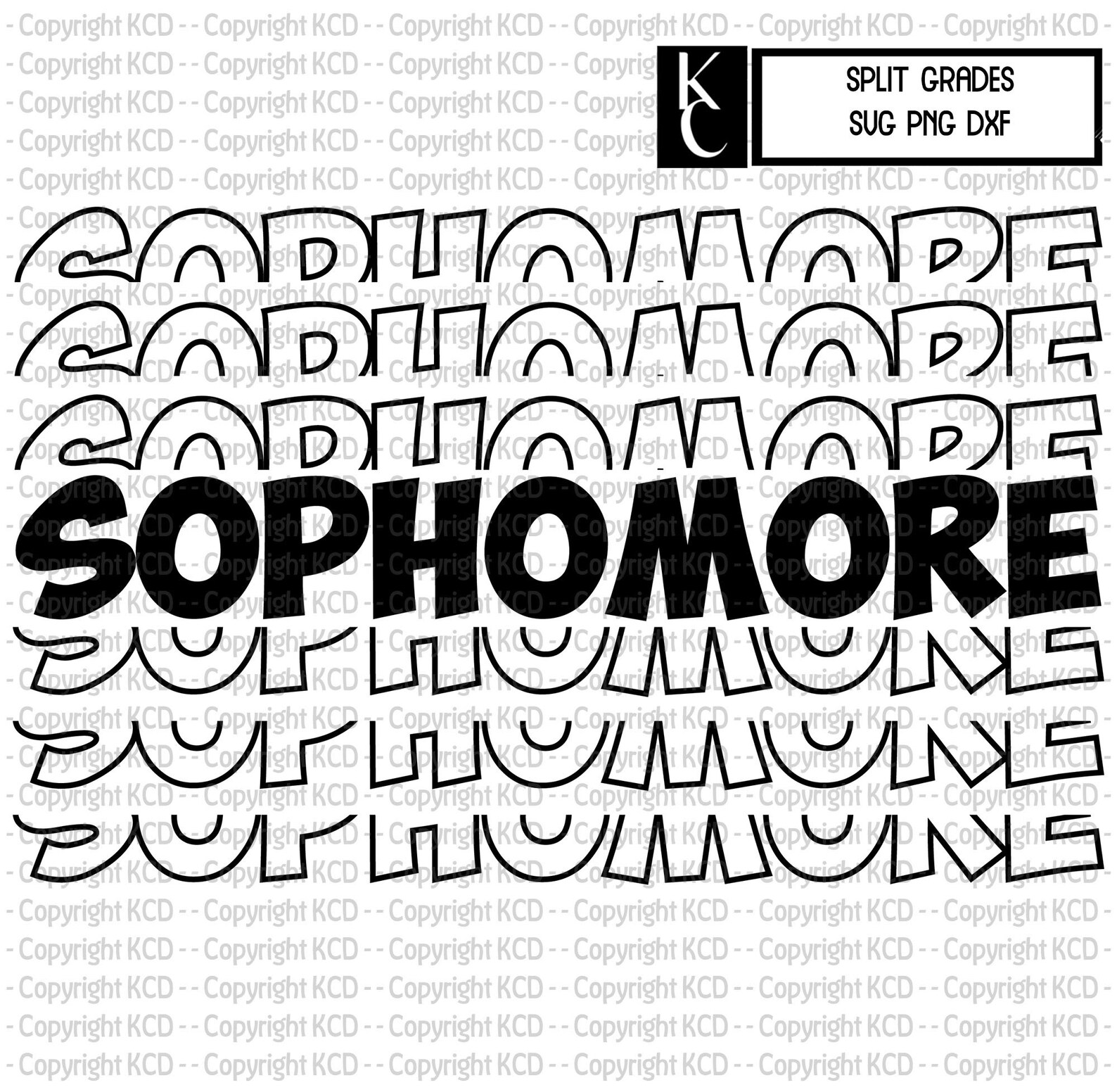 Back to School Grade SVG Cut Files DXF Sublimation Freshman Sophomore ...