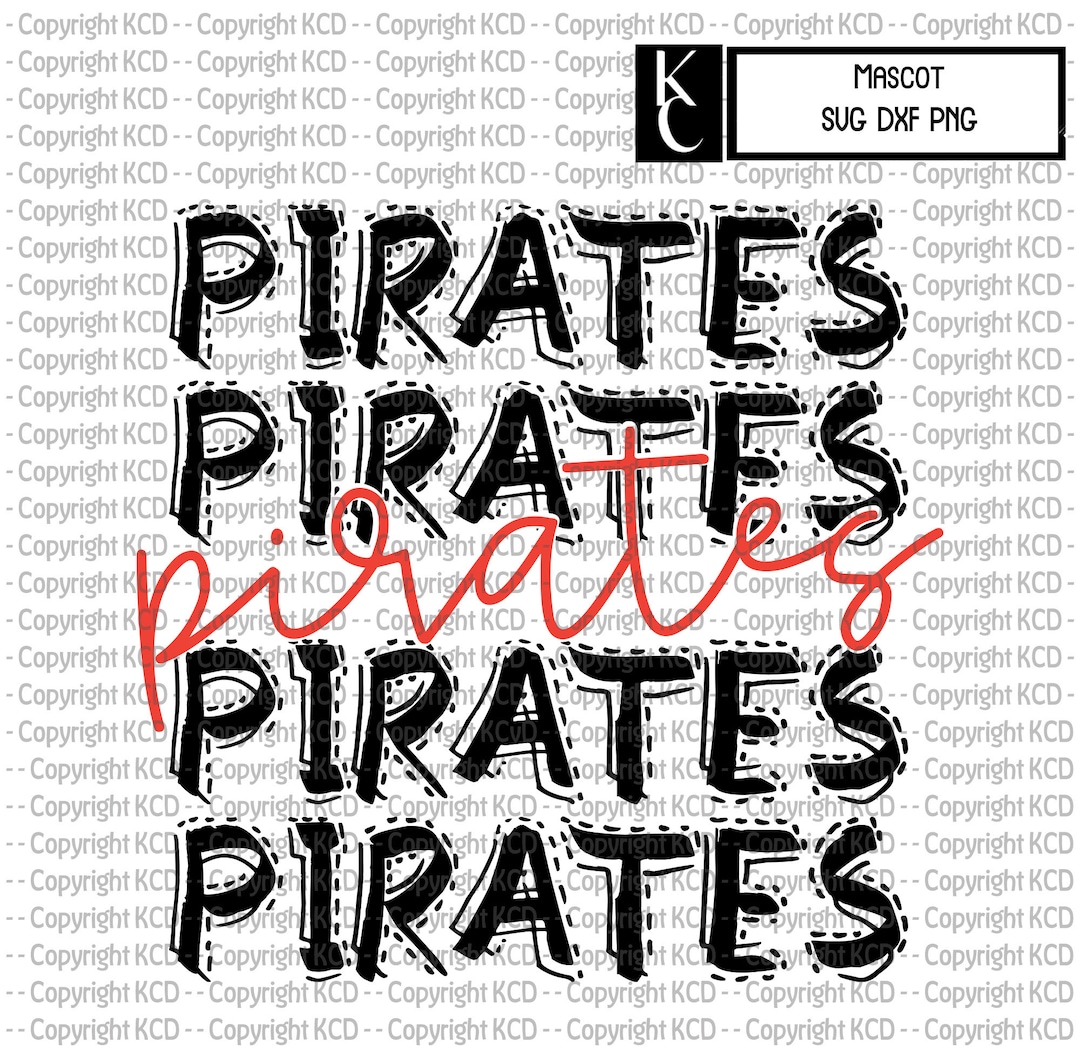Pirates Mascot SVG DXF PNG - Etsy
