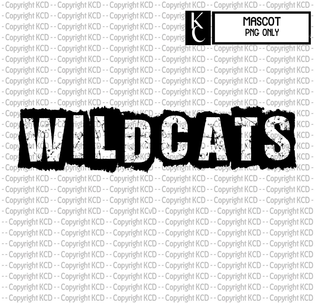Wildcats PNG PNG (letters Are Transparent) - Etsy