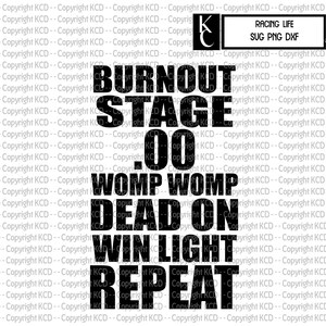 Drag Racing SVG DXF PNG - Burnout - Racing Shirt Design - Etsy