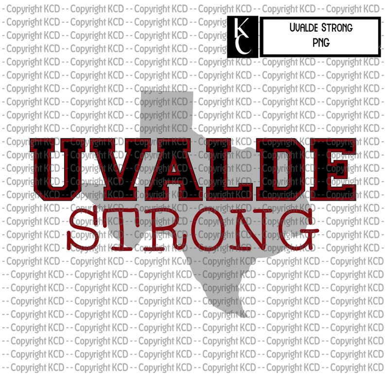 Uvalde Strong PNG Shirt Design TWO DESIGNS - Etsy