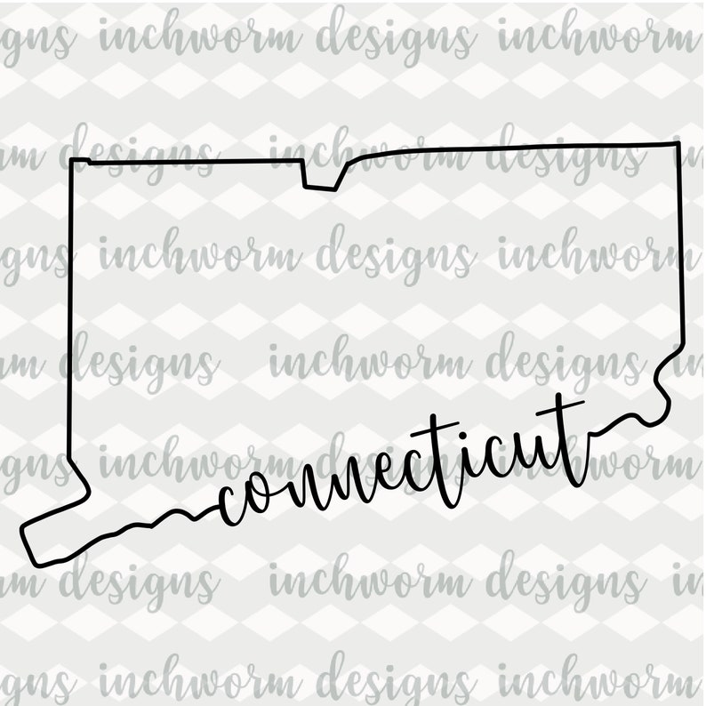 Connecticut State SVG State SVG Font SVG T-shirt Design - Etsy Australia