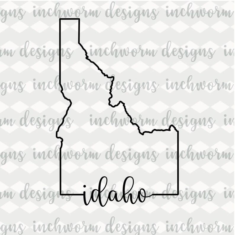 Idaho State SVG State SVG State Pride T-shirt Design | Etsy