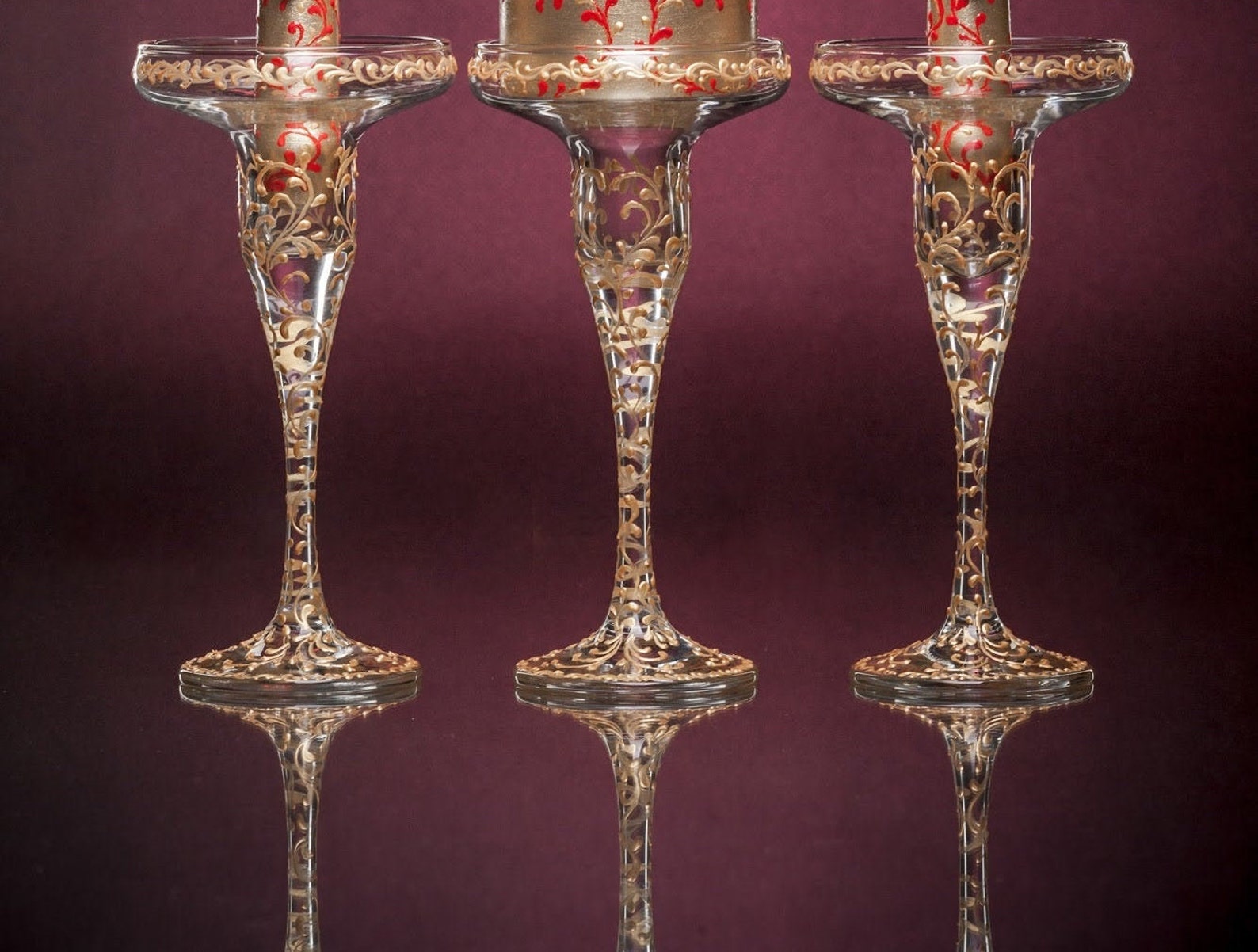 Special Order of 8 Items With Engraving: Two Champagne - Etsy