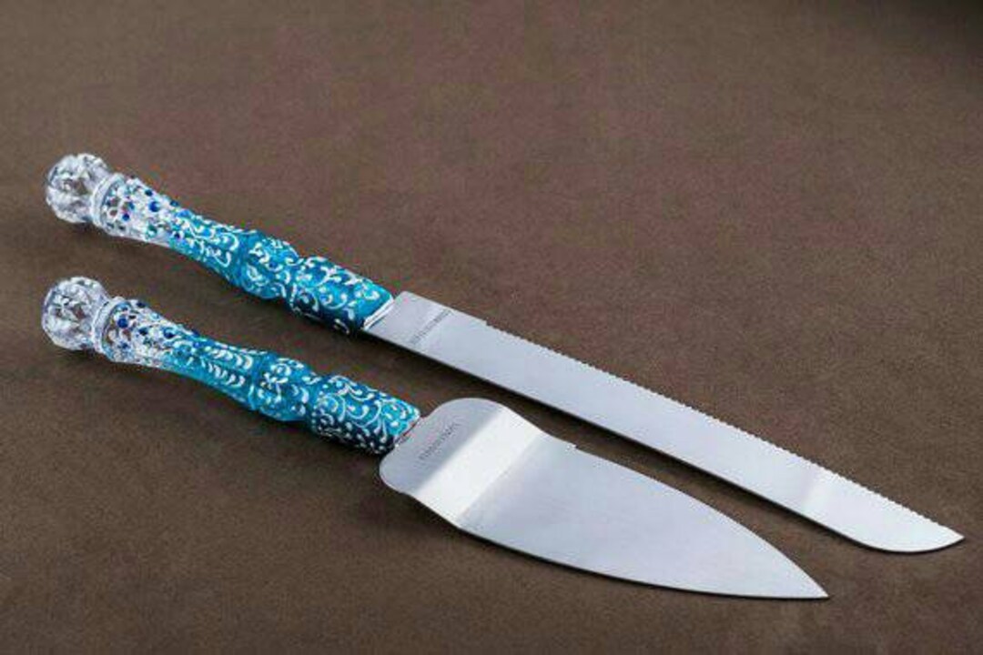 Turquoise Cake Server Knife - Etsy