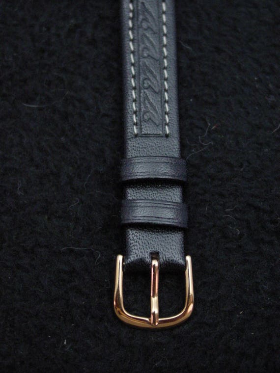 New Vintage, Simon Chang Men's Watch Leather Stainles… - Gem