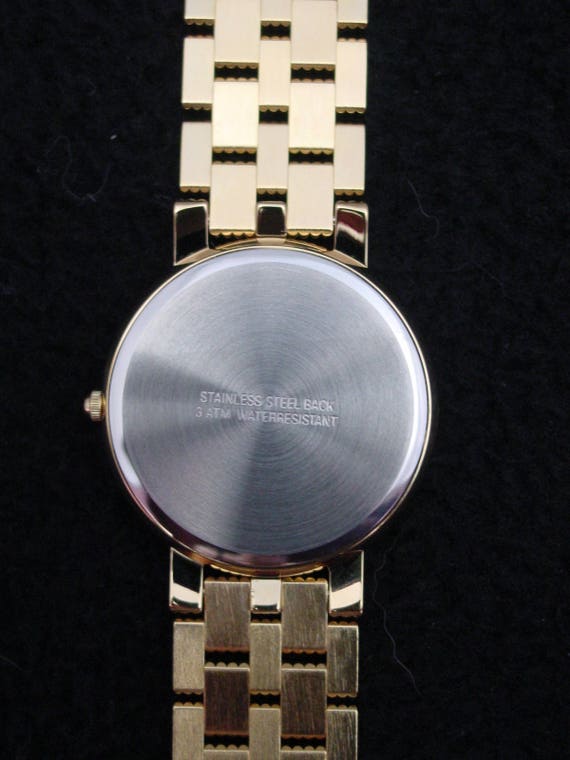 New Vintage, Simon Chang Men's Watch Gold Plate, 7 Je… - Gem