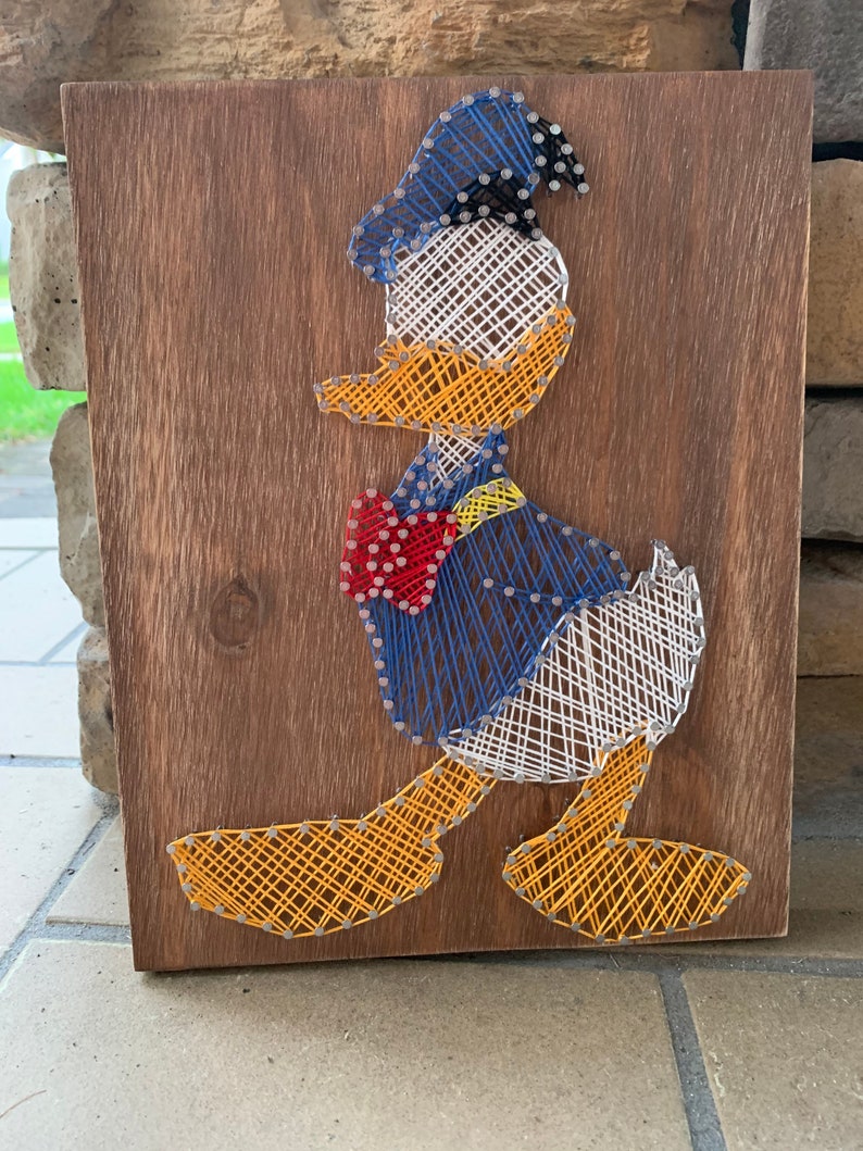 Donald Duck String Art - Etsy