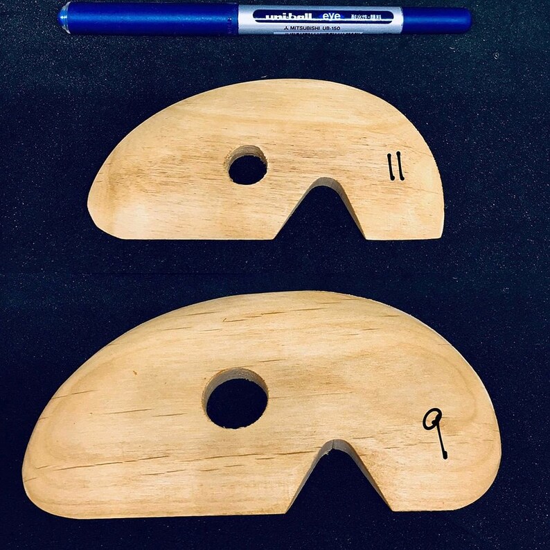 Wooden Pottery Ribs Various Shapes and Sizes for Throwing - Etsy