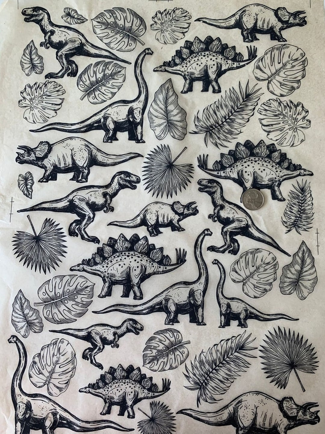 Jurassic Park Dinosaurs - Pottery Ceramic Underglaze Transfers ...