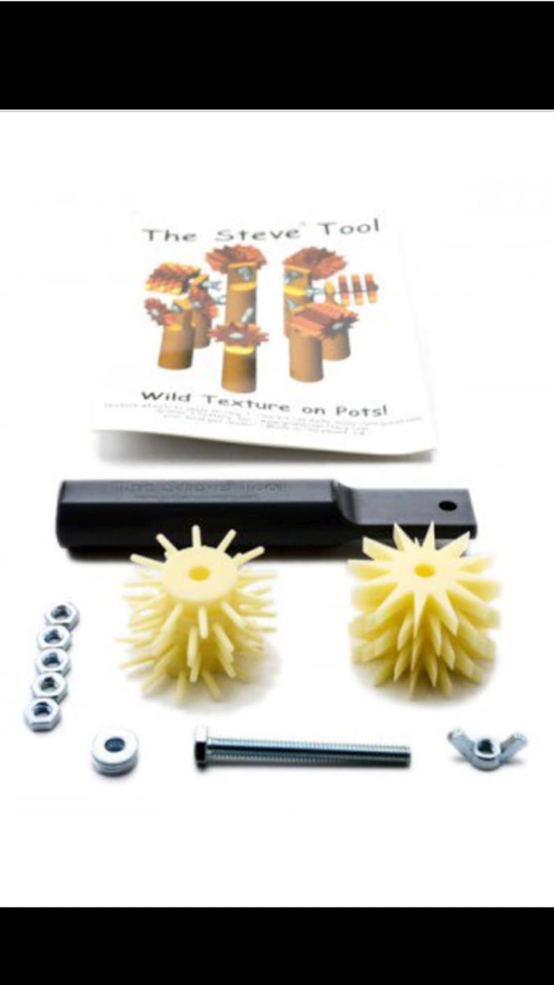 Steve Tool - Pottery Texture Tool for Clay on Wheel Thrown and Hand ...