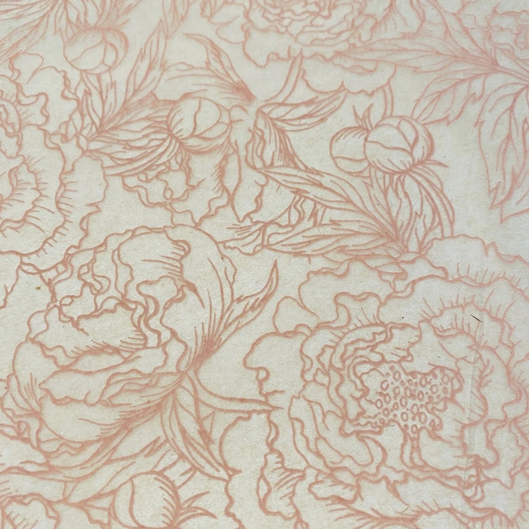 Peonies X Large Ceramic Underglaze Pottery Transfer Sheet | Etsy