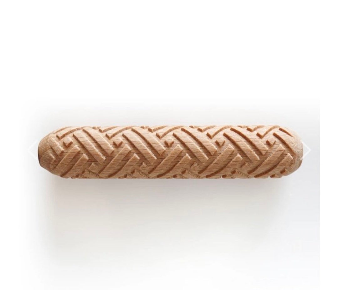 Crosshatch Clay Texture Roller Pottery Hand Roller Sanbao - Etsy