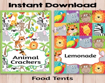 Safari food labels | Etsy