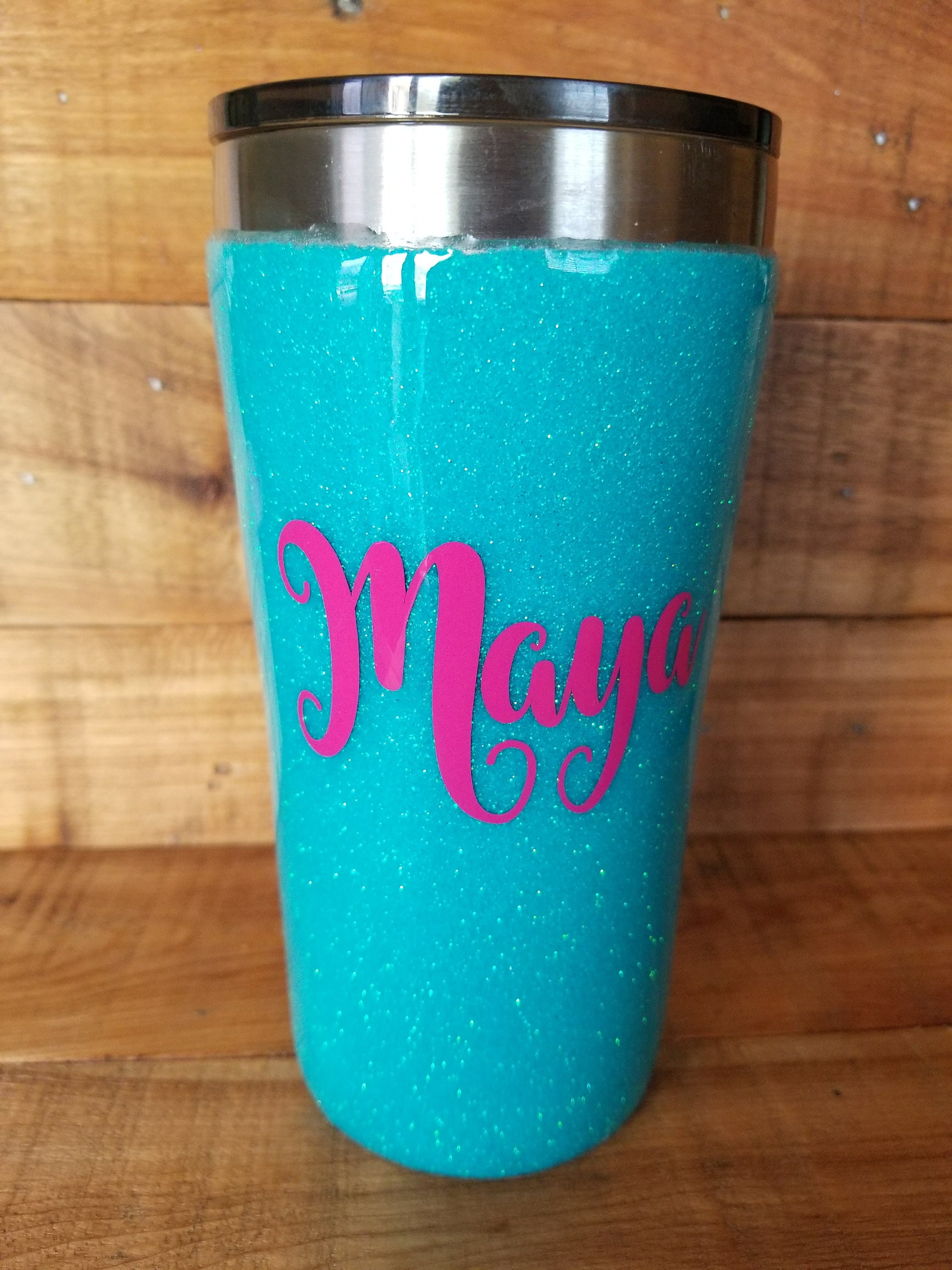20 Oz Glitter Tumbler Yeti Glitter Yeti Tumbler - Etsy