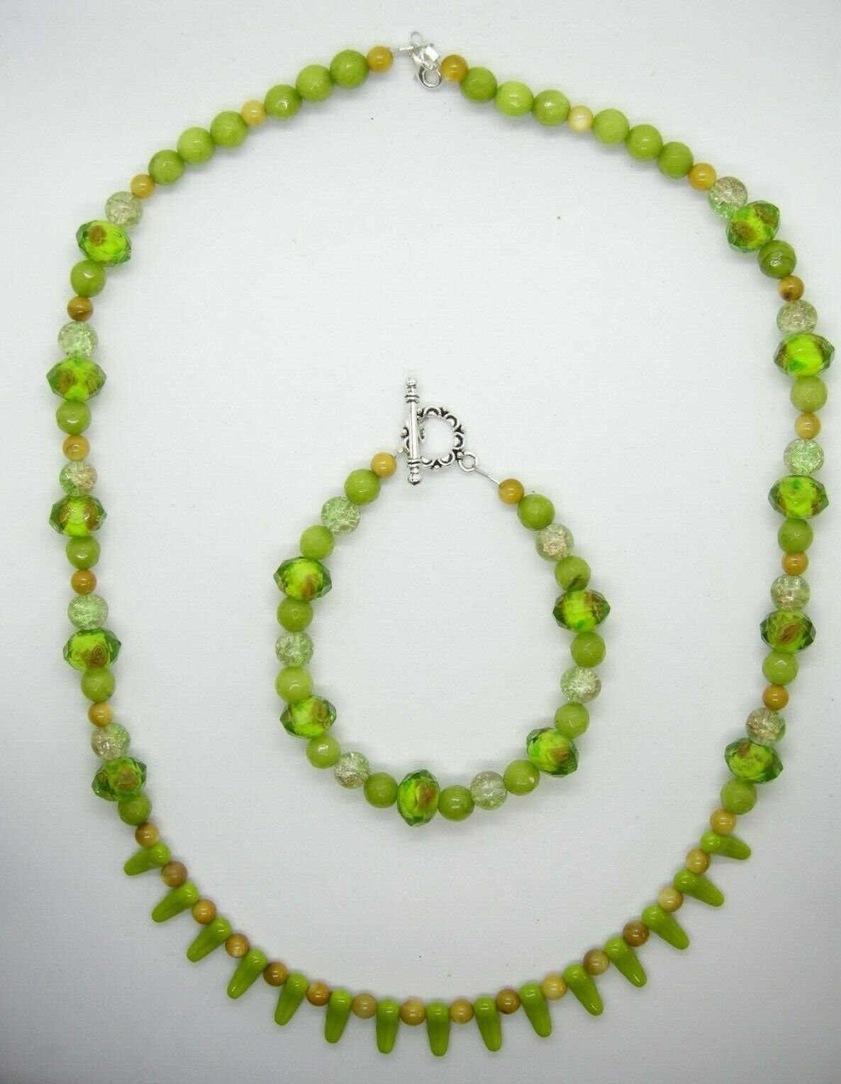 Collier de piment bijoux verts ensemble de collier de | Etsy