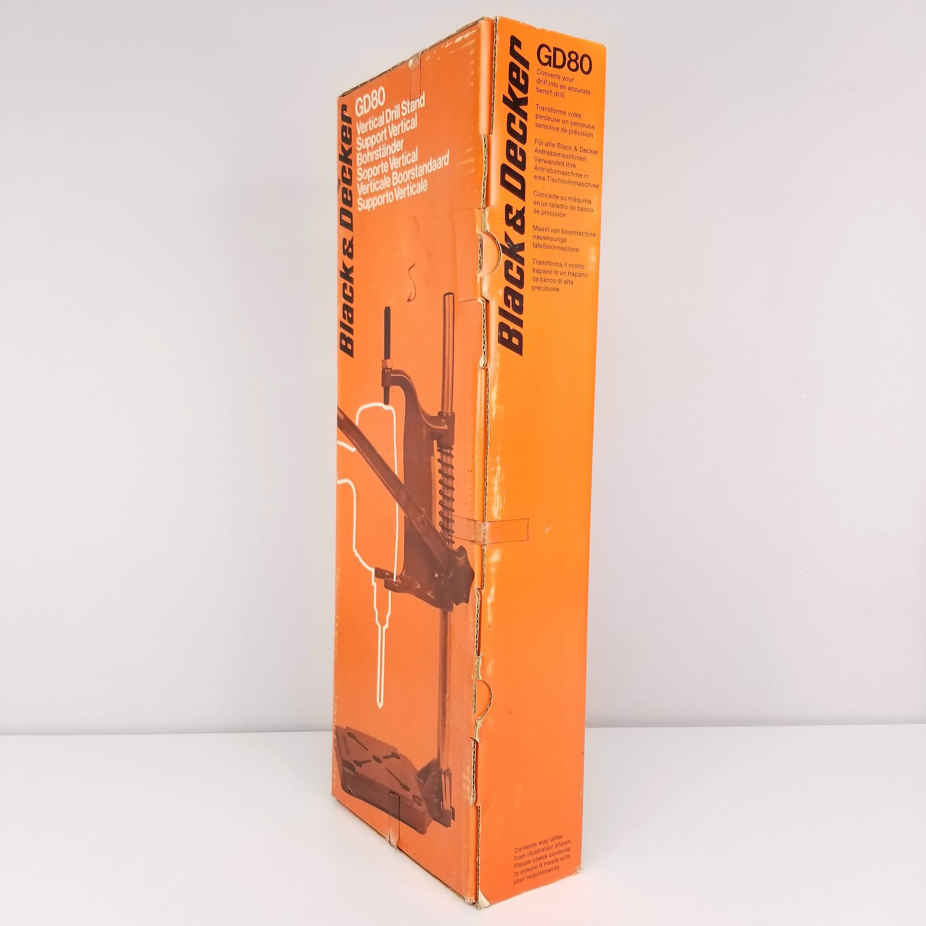 Black and Decker Vertical Drill Stand GD80 Vintage in Open Box, Made in ...