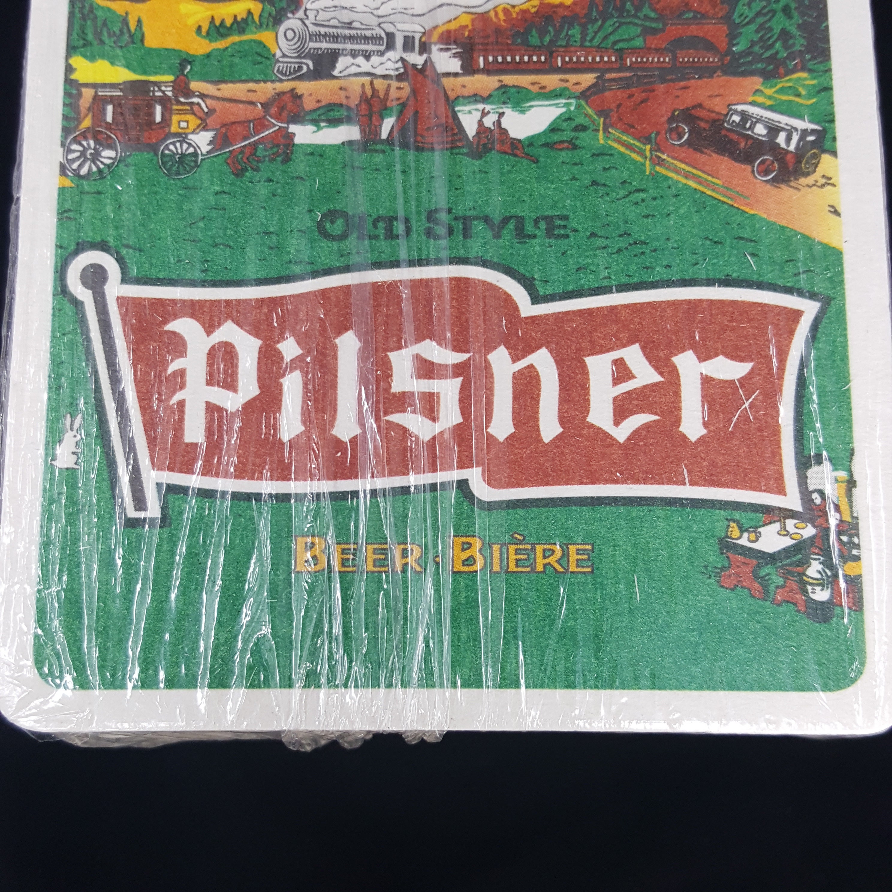 Lot of 100 X Molson Old Style PILSNER Two-sided COASTERS Beer Mats ...