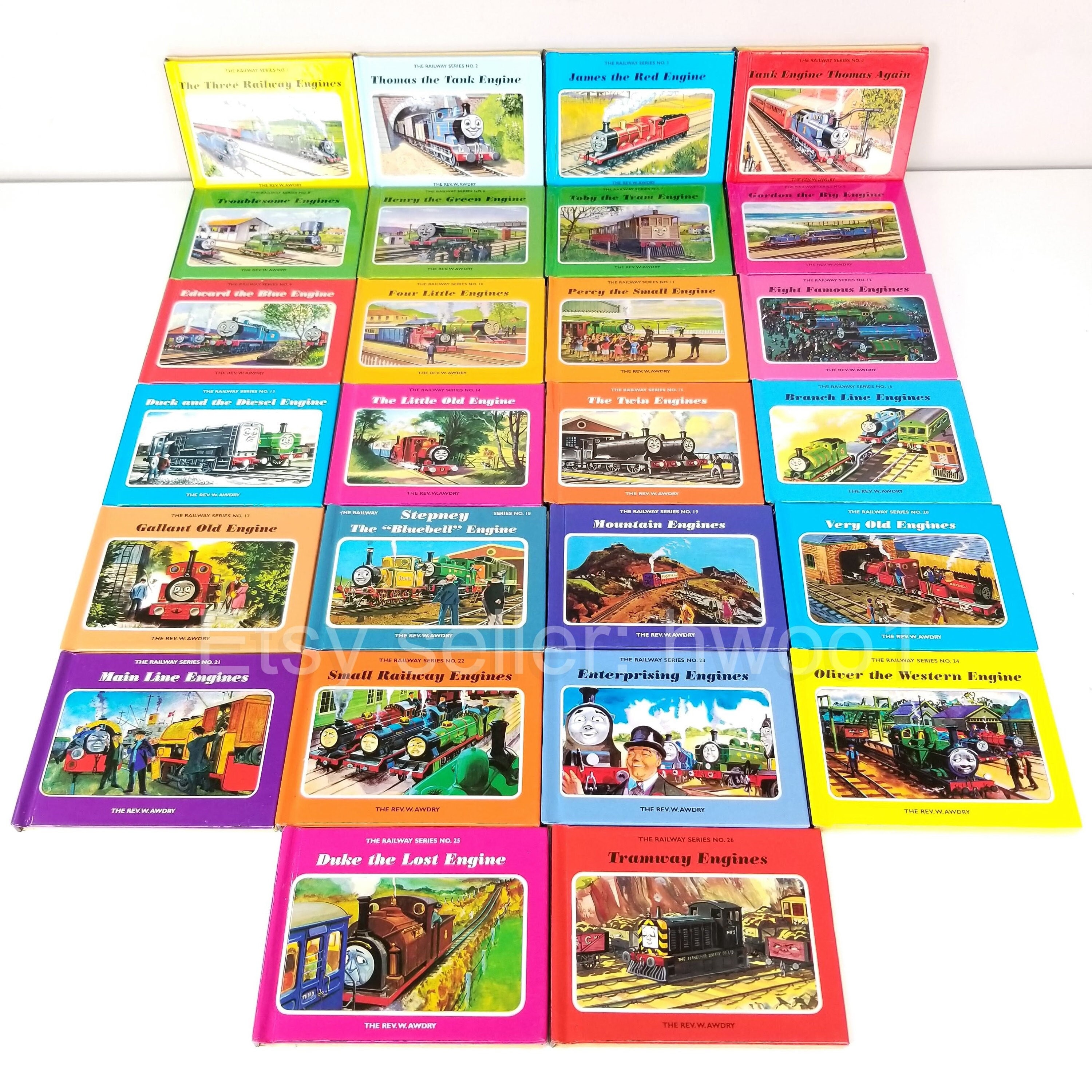 Thomas the Train Engine Tank RAILWAY SERIES Hardcover Book Lot COMPLETE: Vol 1-26 Clean - Etsy