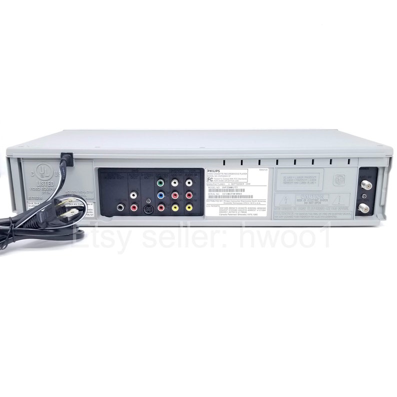 Philips DVD VCR Combo DVP3200V W/ Remote, Tested, Lens & Video Heads ...