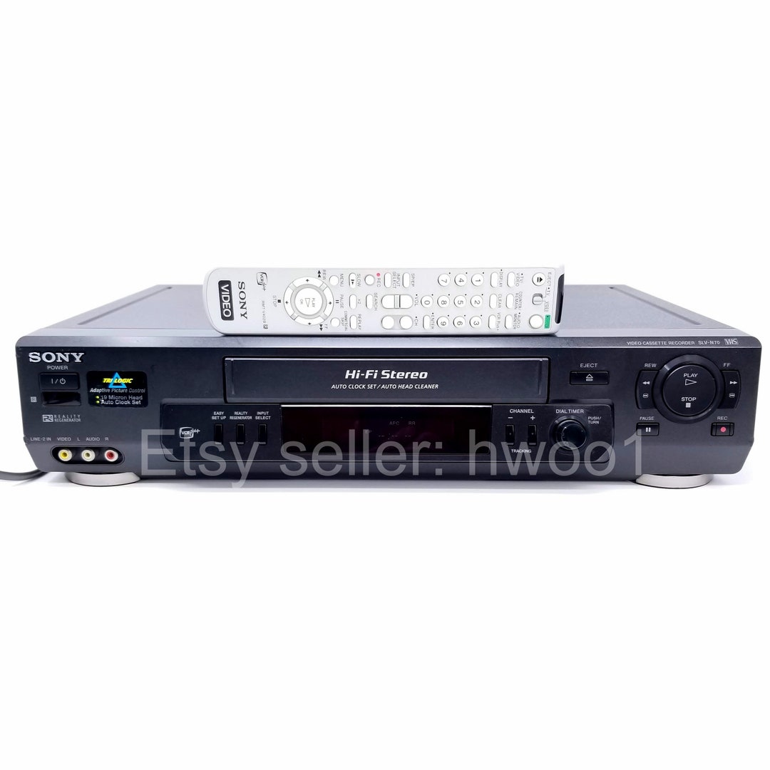Sony VCR SLV-N70 W/ Remote Tape AV Cables Tested heads - Etsy
