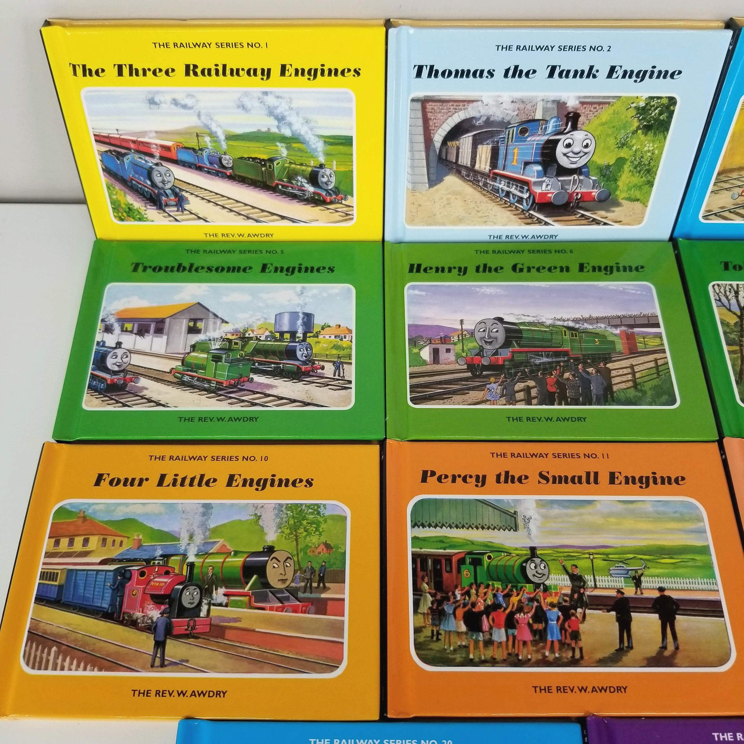 Thomas the Train RAILWAY SERIES Book Lot: Vol 1-8, 10, 11, 17, 18, 20 ...