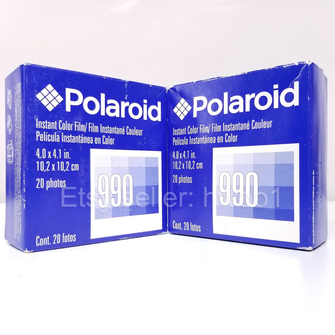 2 X Polaroid 990 Instant Color Film 20-photo Boxes, Total 40 Photos ...