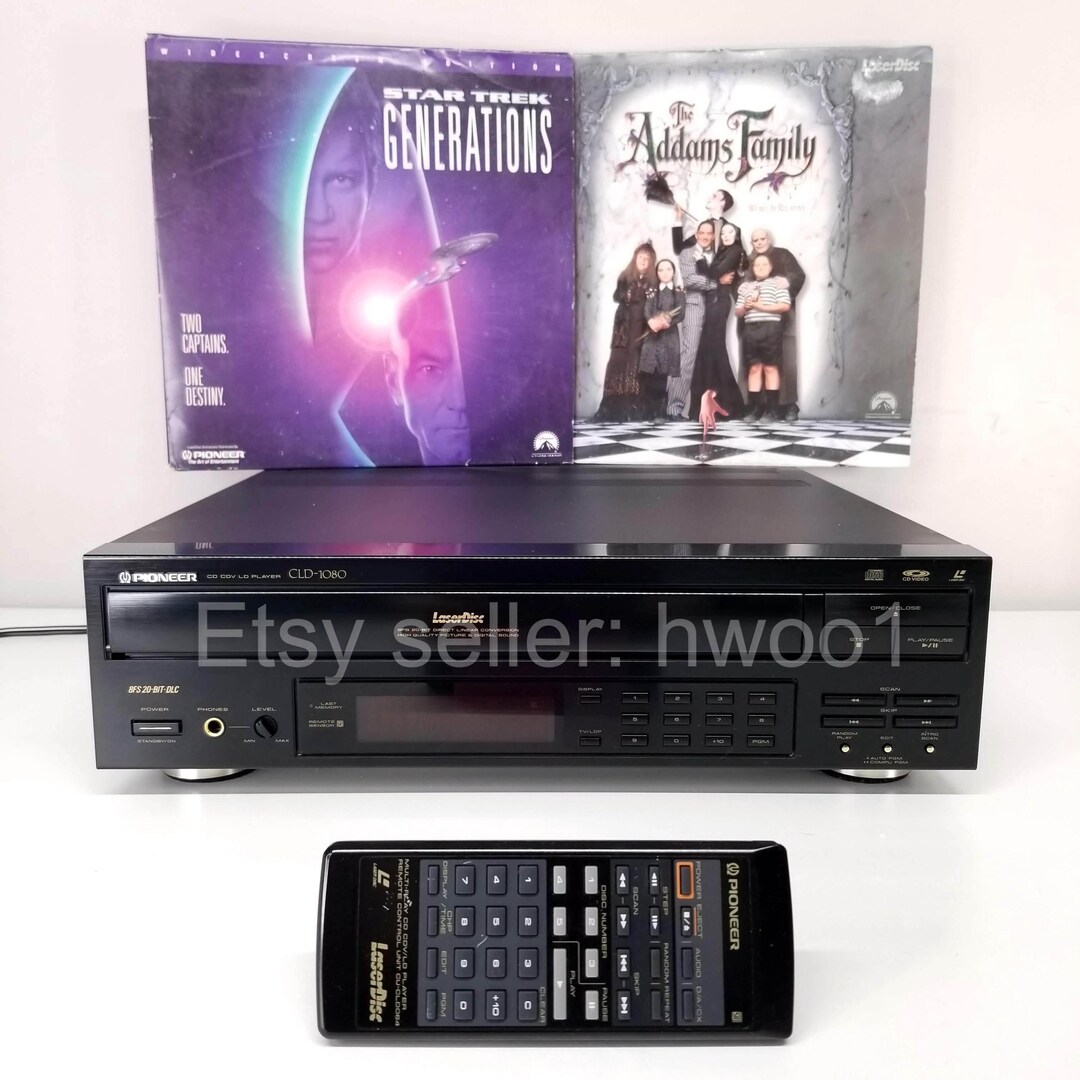 Pioneer CLD-1080 Ld Laserdisc CD Cdv Player W/ Remote, Av Cables Bonus ...