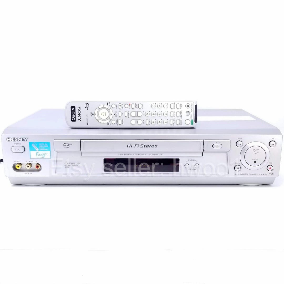 Sony VCR SLV-N700 + Clean Remote, Tested, Video Heads Cleaned, Tracks ...