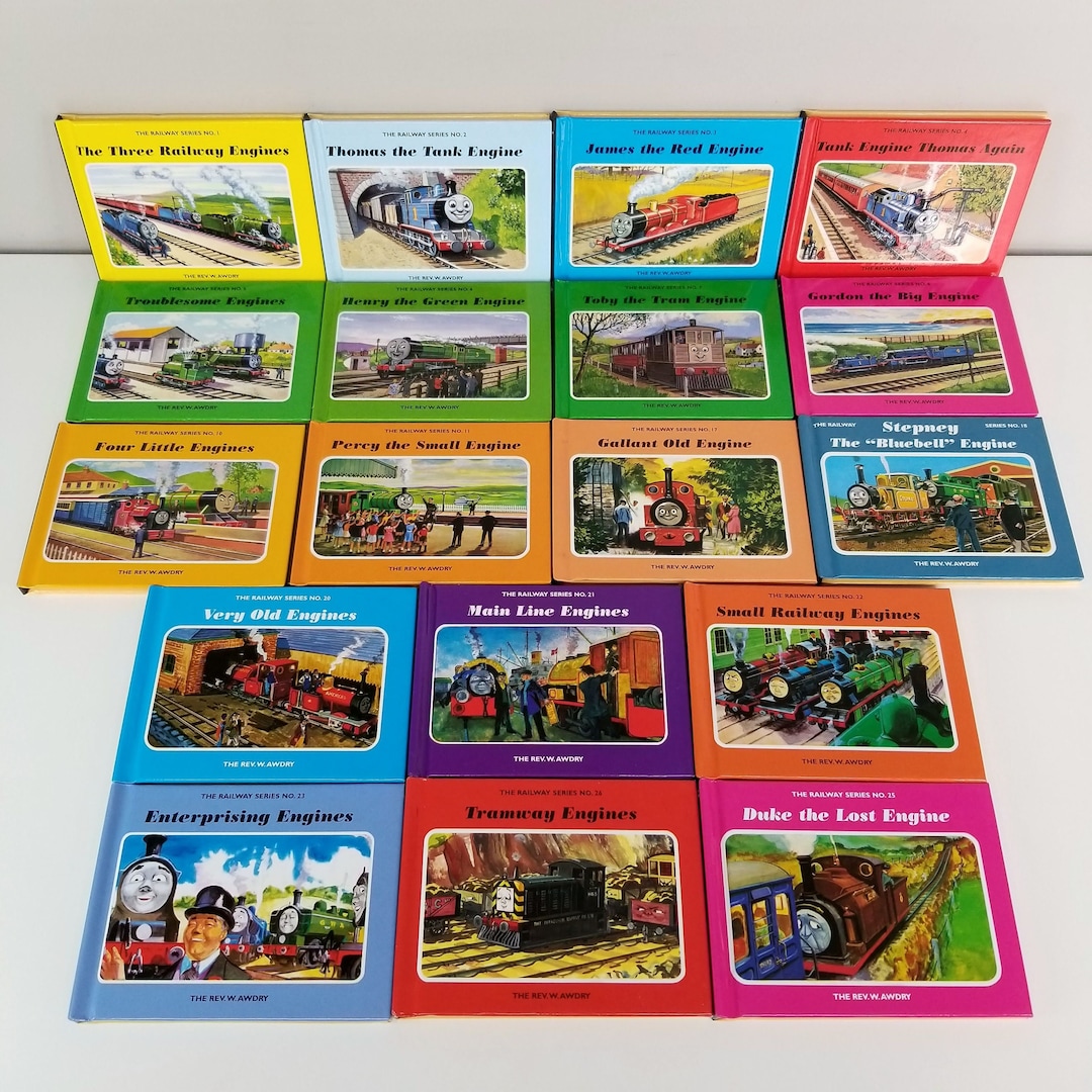 Thomas the Train RAILWAY SERIES Book Lot: Vol 1-8, 10, 11, 17, 18, 20 ...