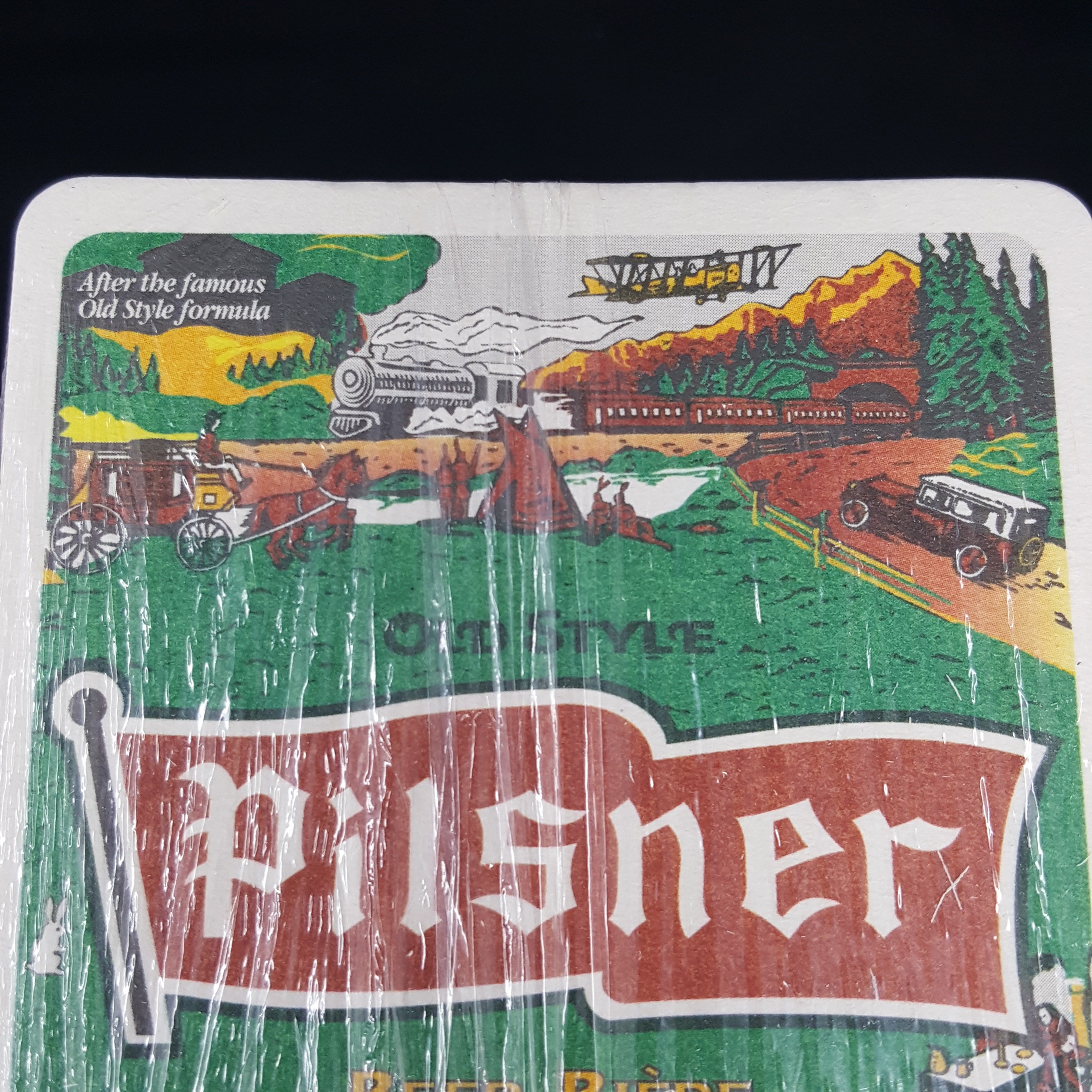 Lot of 100 X Molson Old Style PILSNER Two-sided COASTERS Beer Mats ...