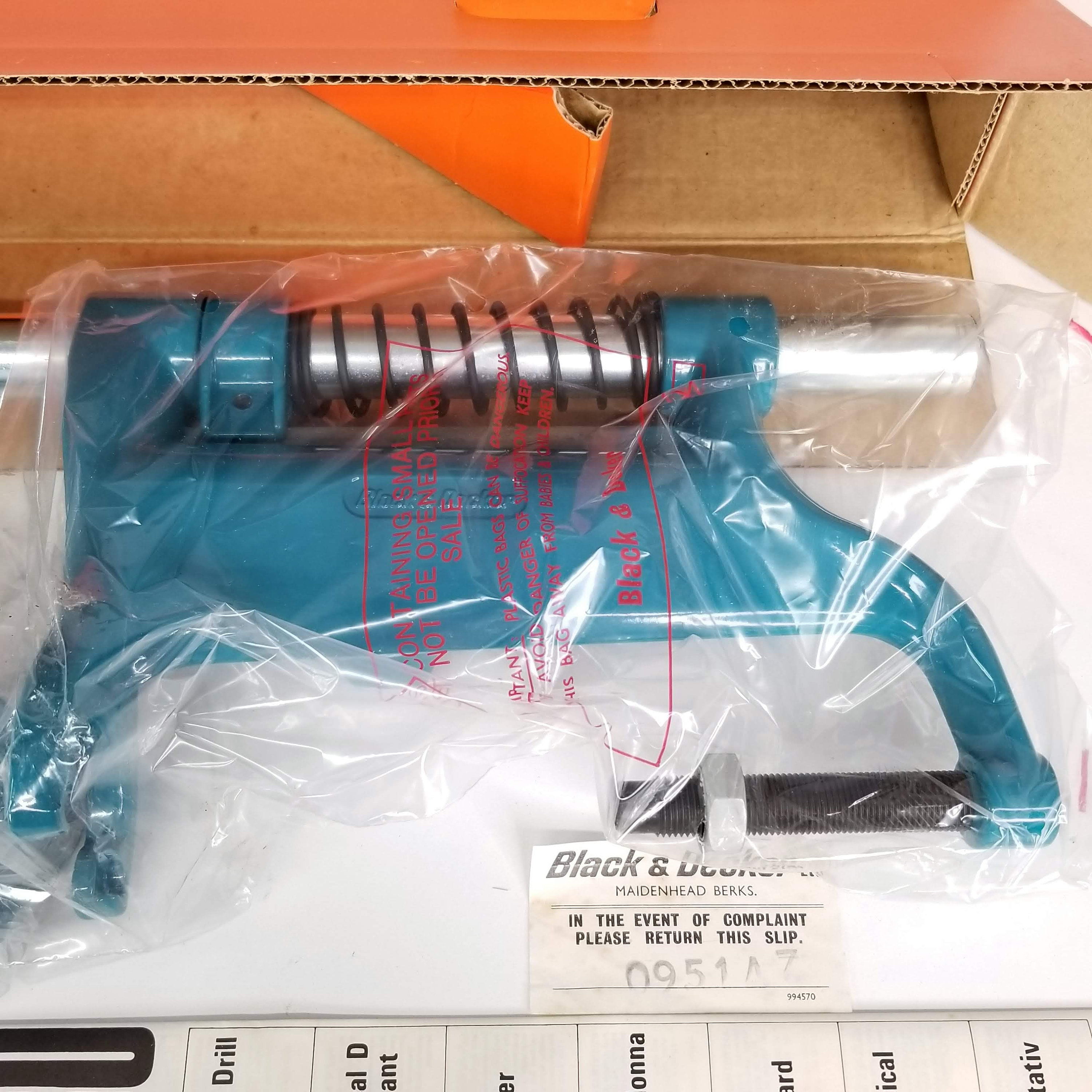 Black and Decker Vertical Drill Stand GD80 Vintage in Open Box, Made in ...