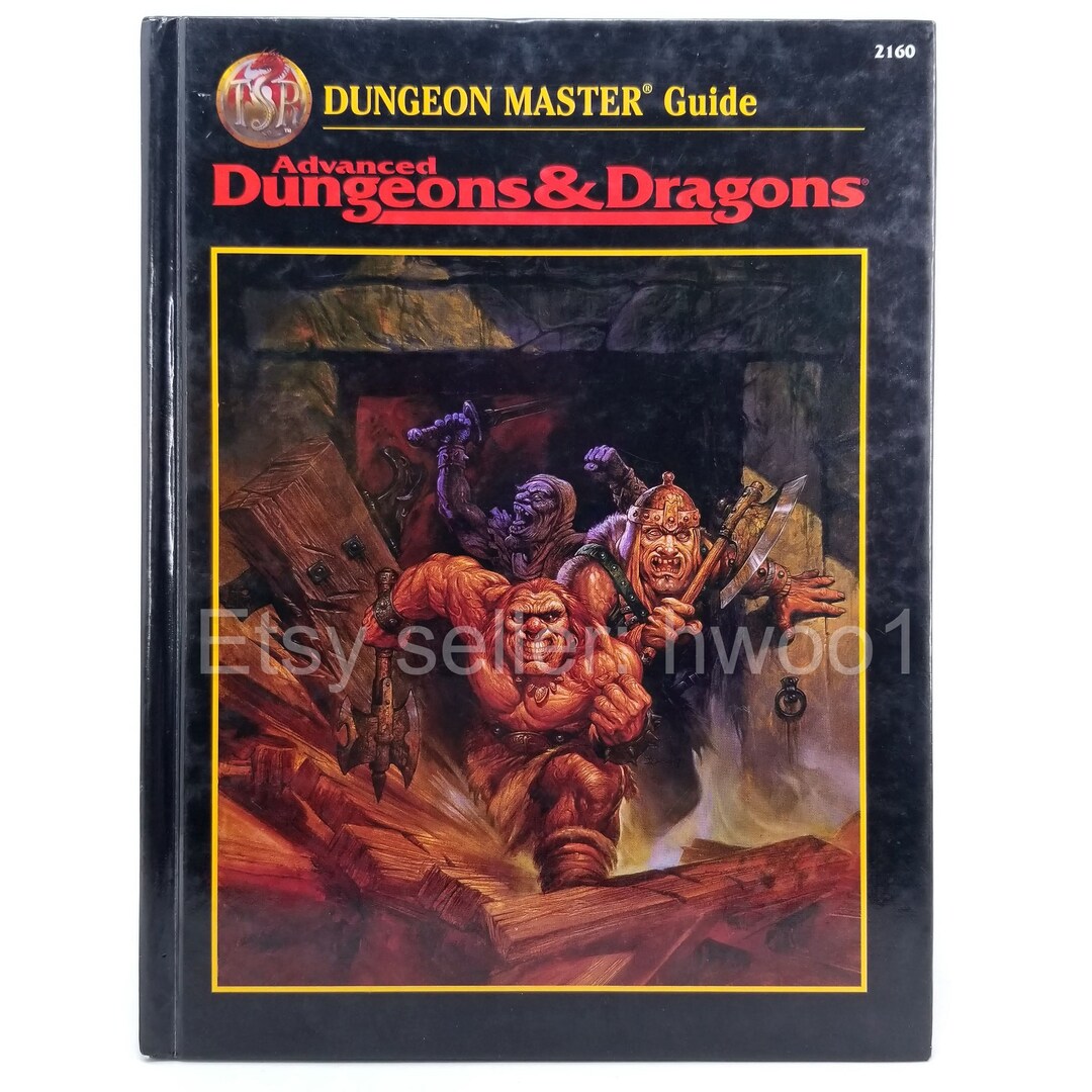 TSR Dungeon Master Guide Advanced Dungeons & Dragons DND 1995 HC Book ...