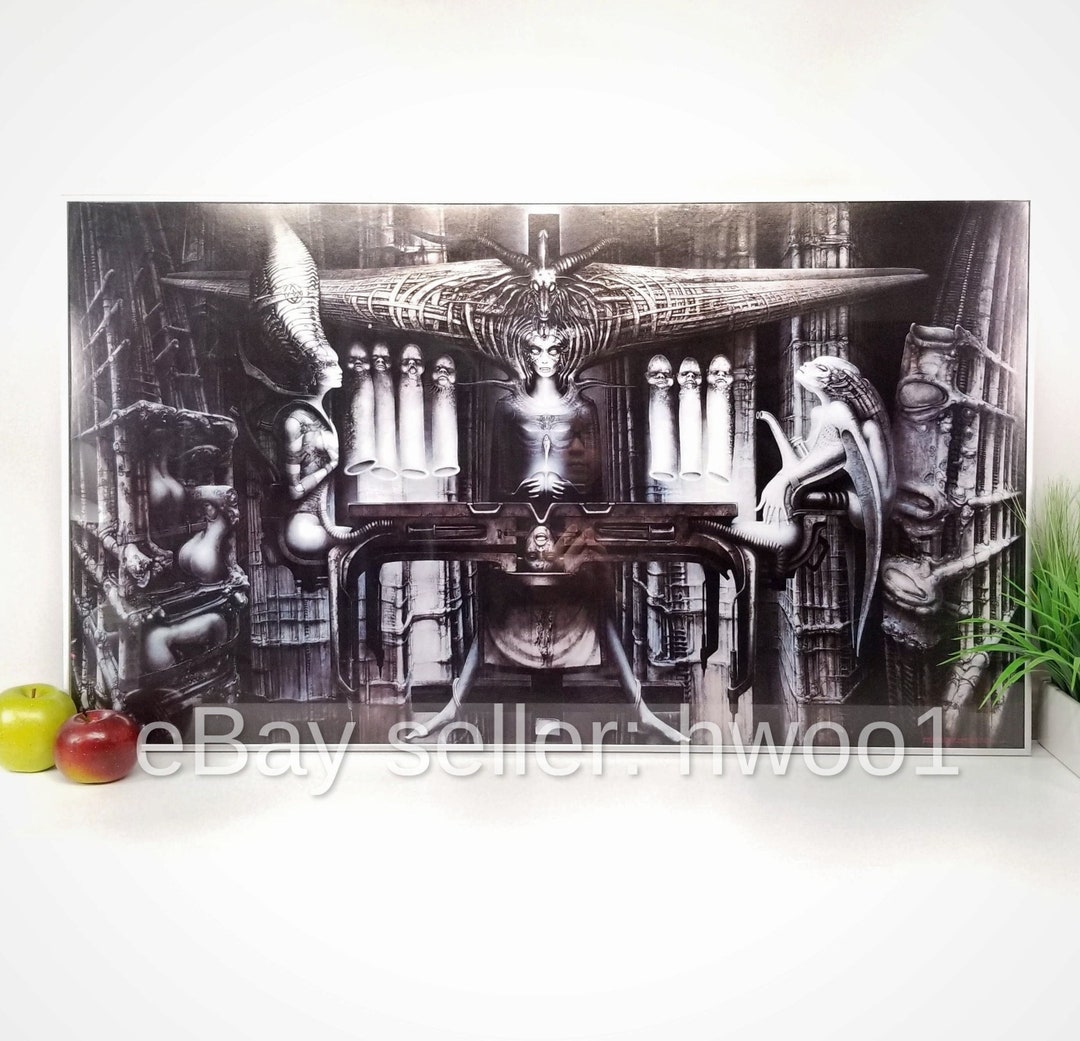 H. R. Giger THE SPELL II (238) 1970's Morpheus Alien Print, Framed ...