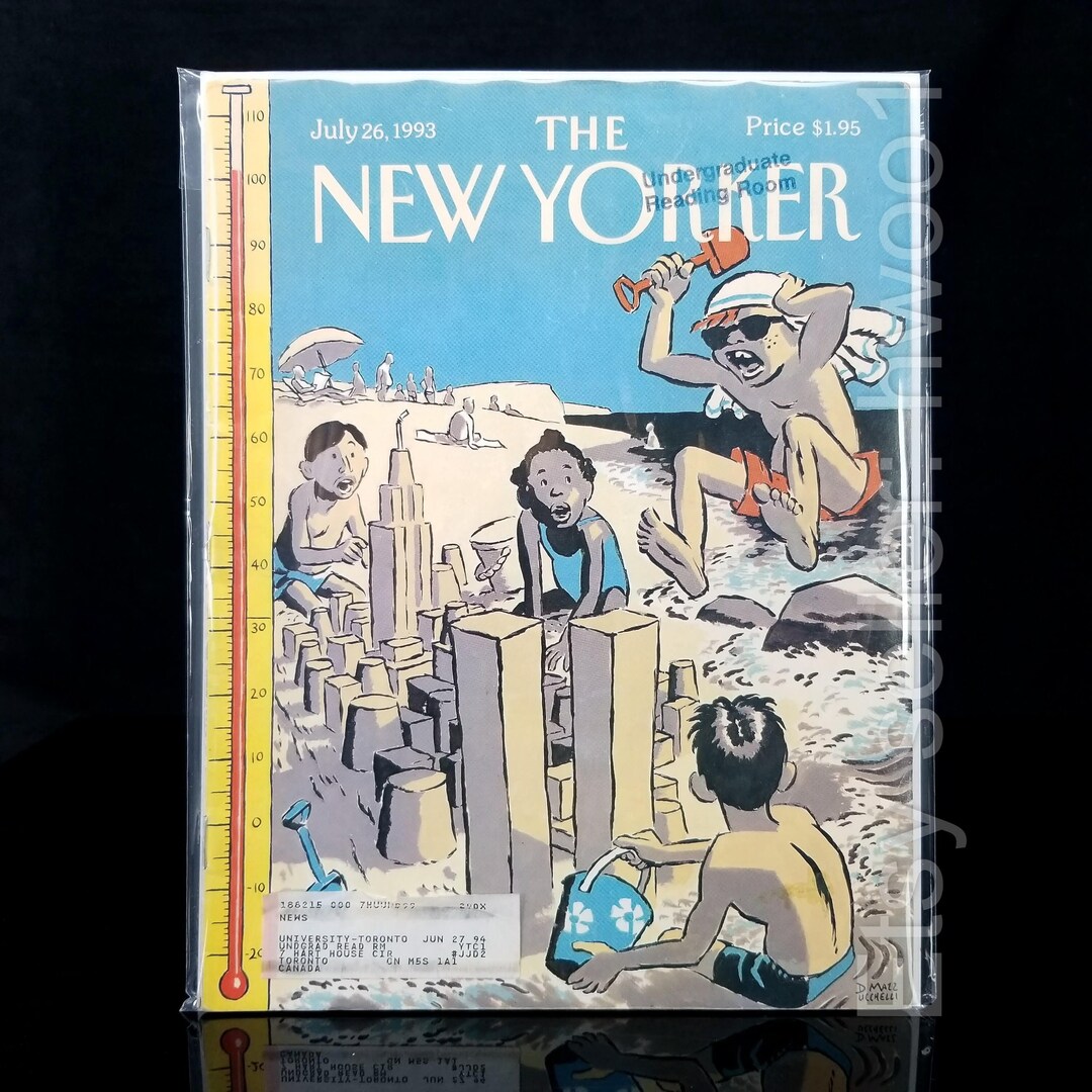New Yorker Magazine July 26 1993 FULL ISSUE World Trade Center Twin Sand Castle - Etsy